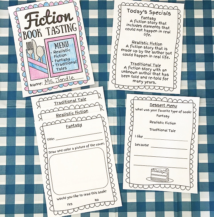 Primary Book Tasting Packet - TRAVELICIOUS TEACHER