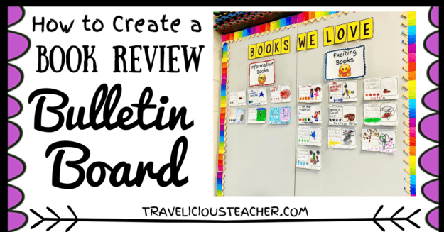 book review bulletin board - TRAVELICIOUS TEACHER